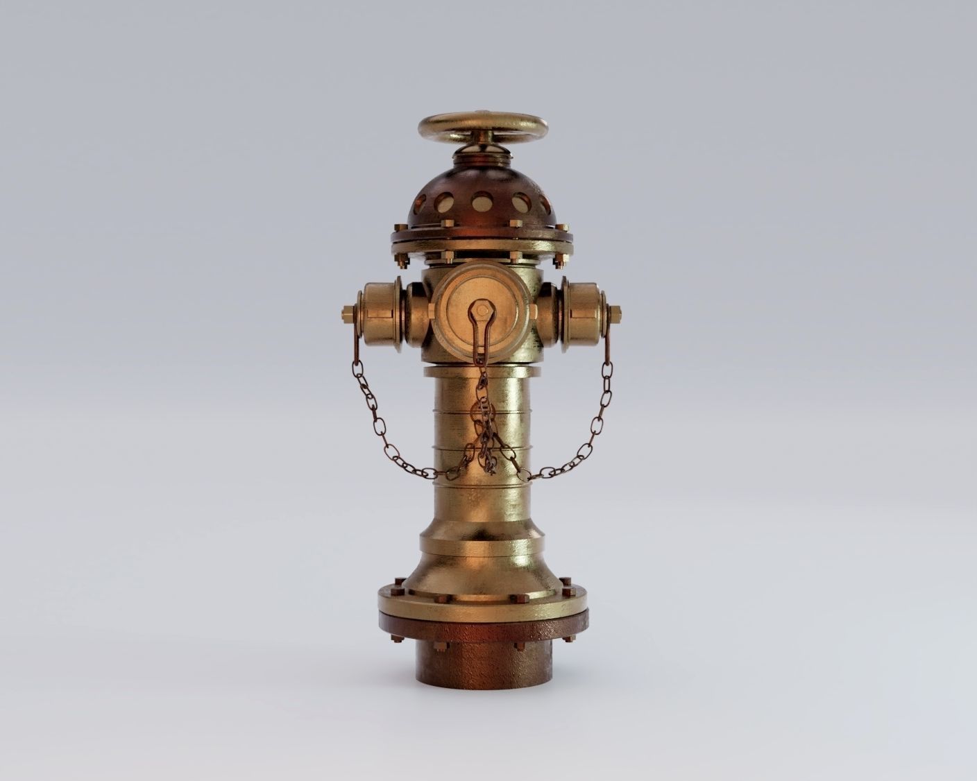 Fire Hydrant 25 - Steampunk Fireplug Vintage Design 3D model | CGTrader