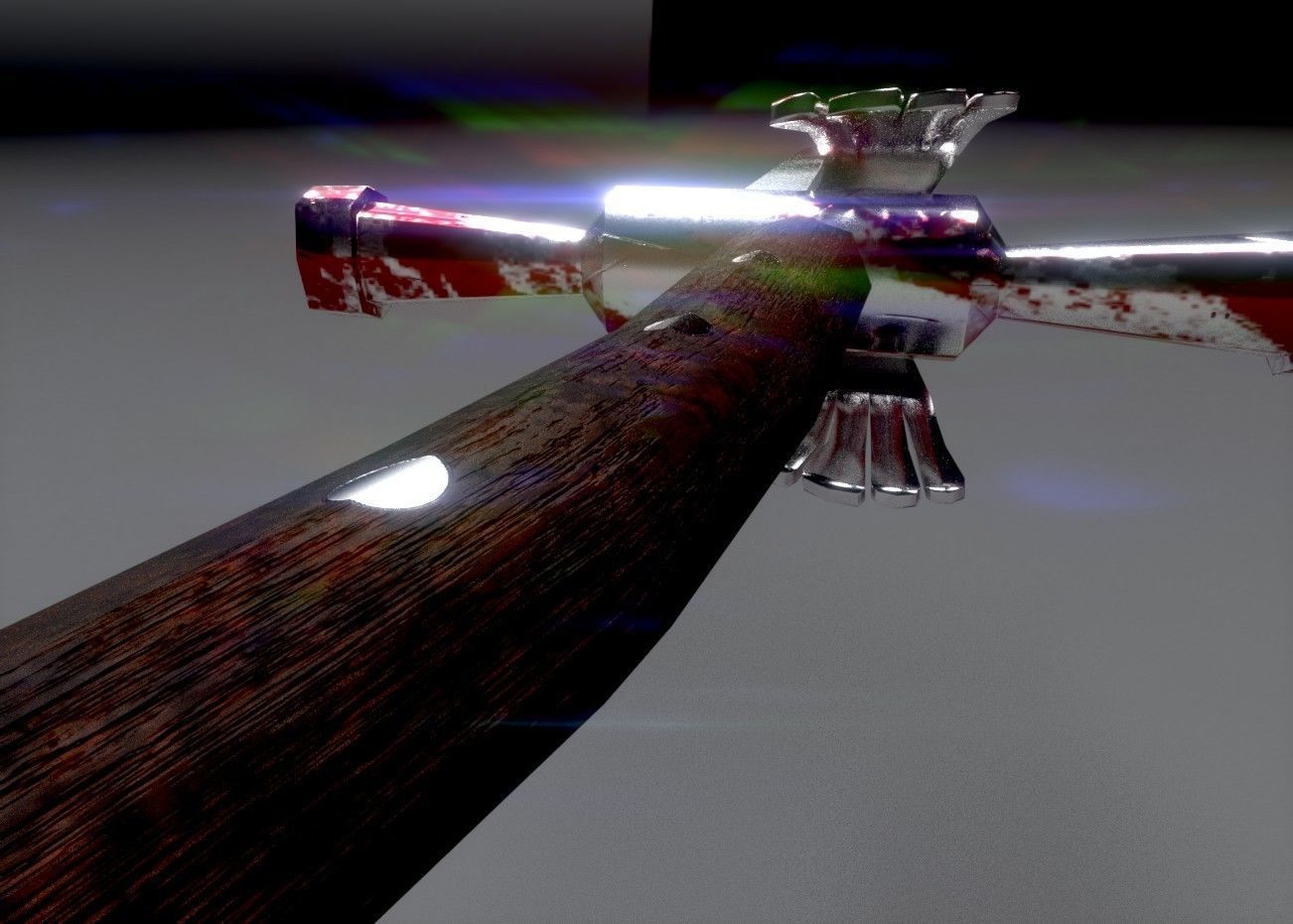 3D model Espada Messer VR / AR / low-poly | CGTrader