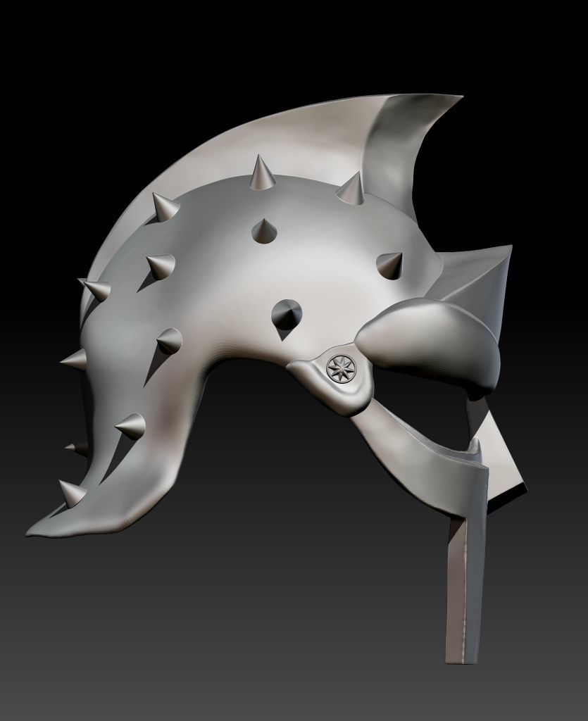 Gladiator Maximus helmet free 3D model | CGTrader