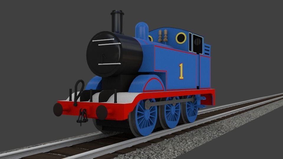 3D model Series 1 Thomas the Tank Engine VR / AR / low-poly | CGTrader