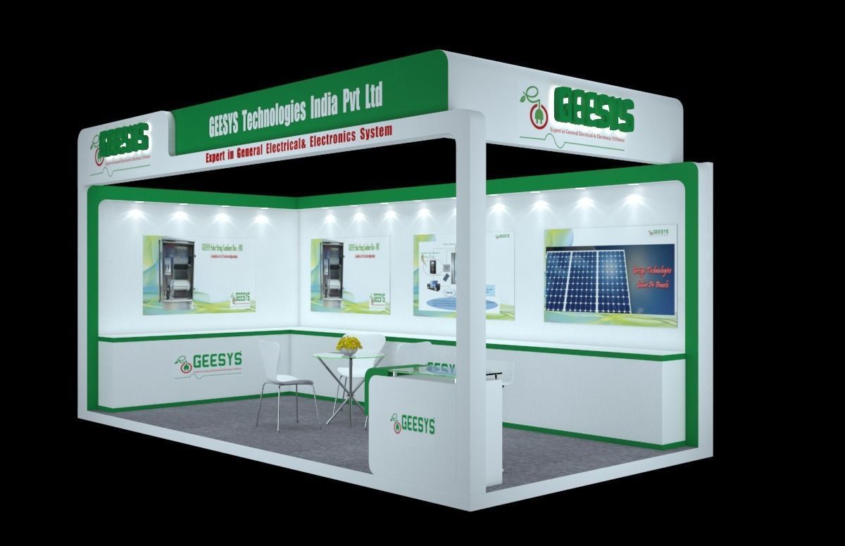 2 side open Stall By SK Visuals 3D model | CGTrader