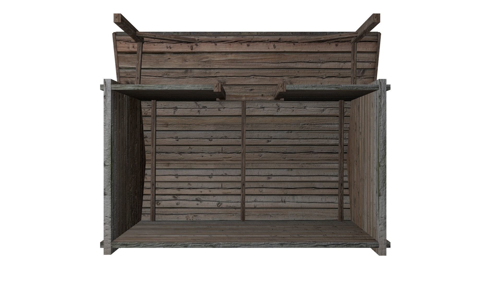 Wooden storehouse free VR / AR / low-poly 3D model | CGTrader