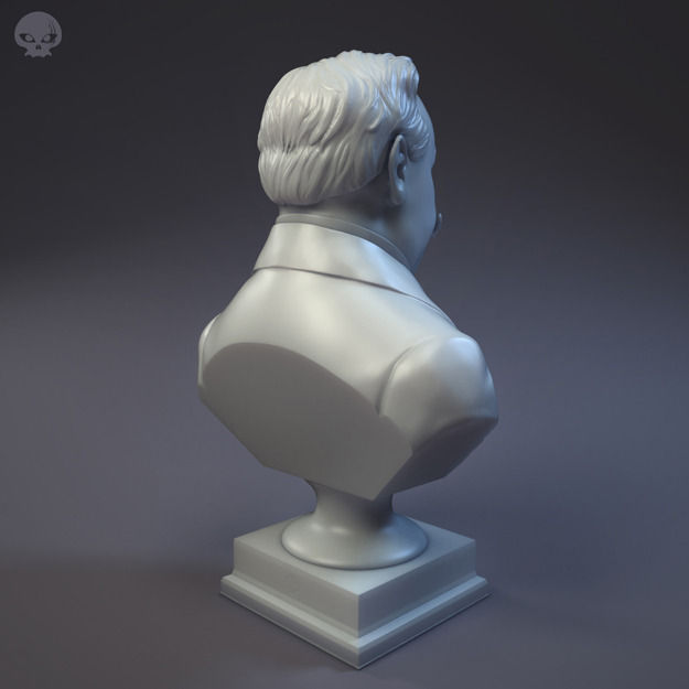 US President William Howard Taft bust V03 3D model 3D printable | CGTrader
