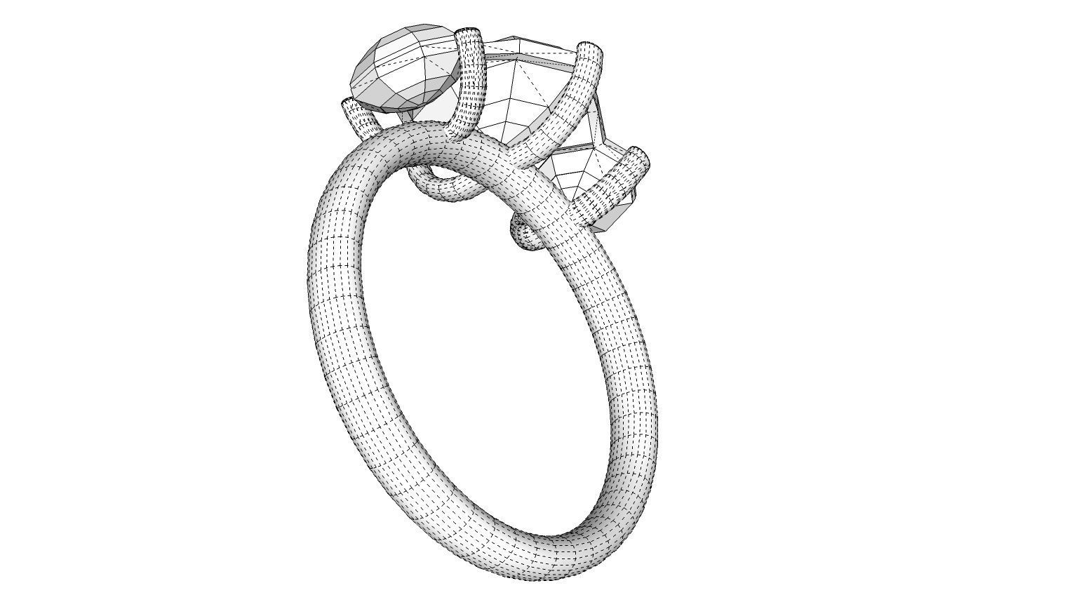 Ring Silver 3D model | CGTrader