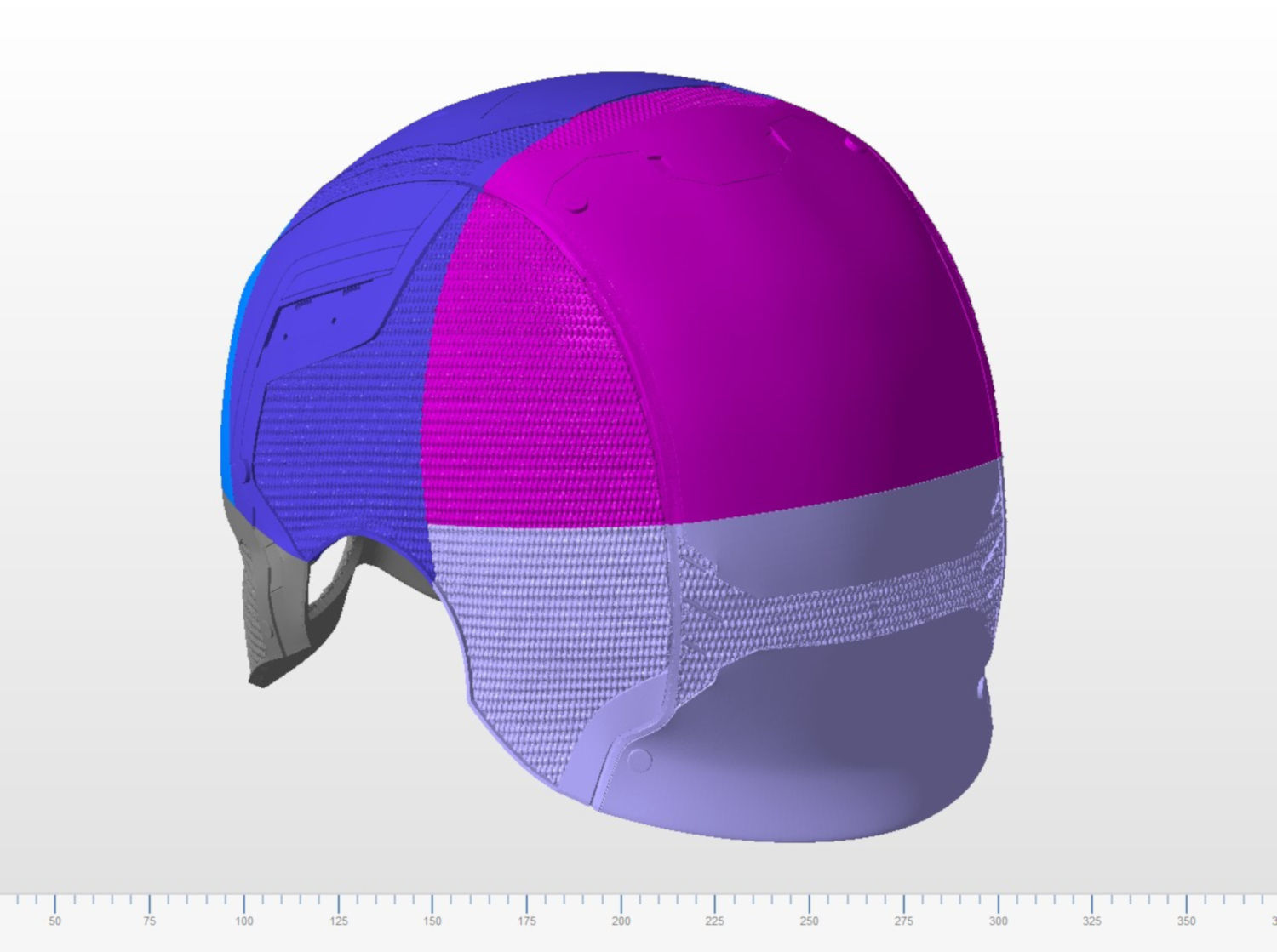 Captain America Helmet 3D model 3D printable | CGTrader