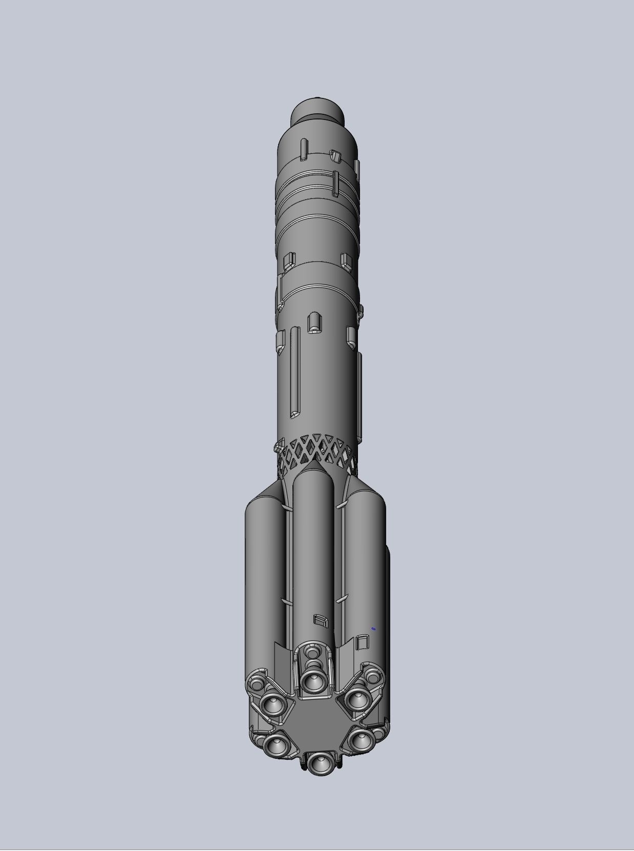 Russian Proton Rocket Printable Model 3D model 3D printable | CGTrader