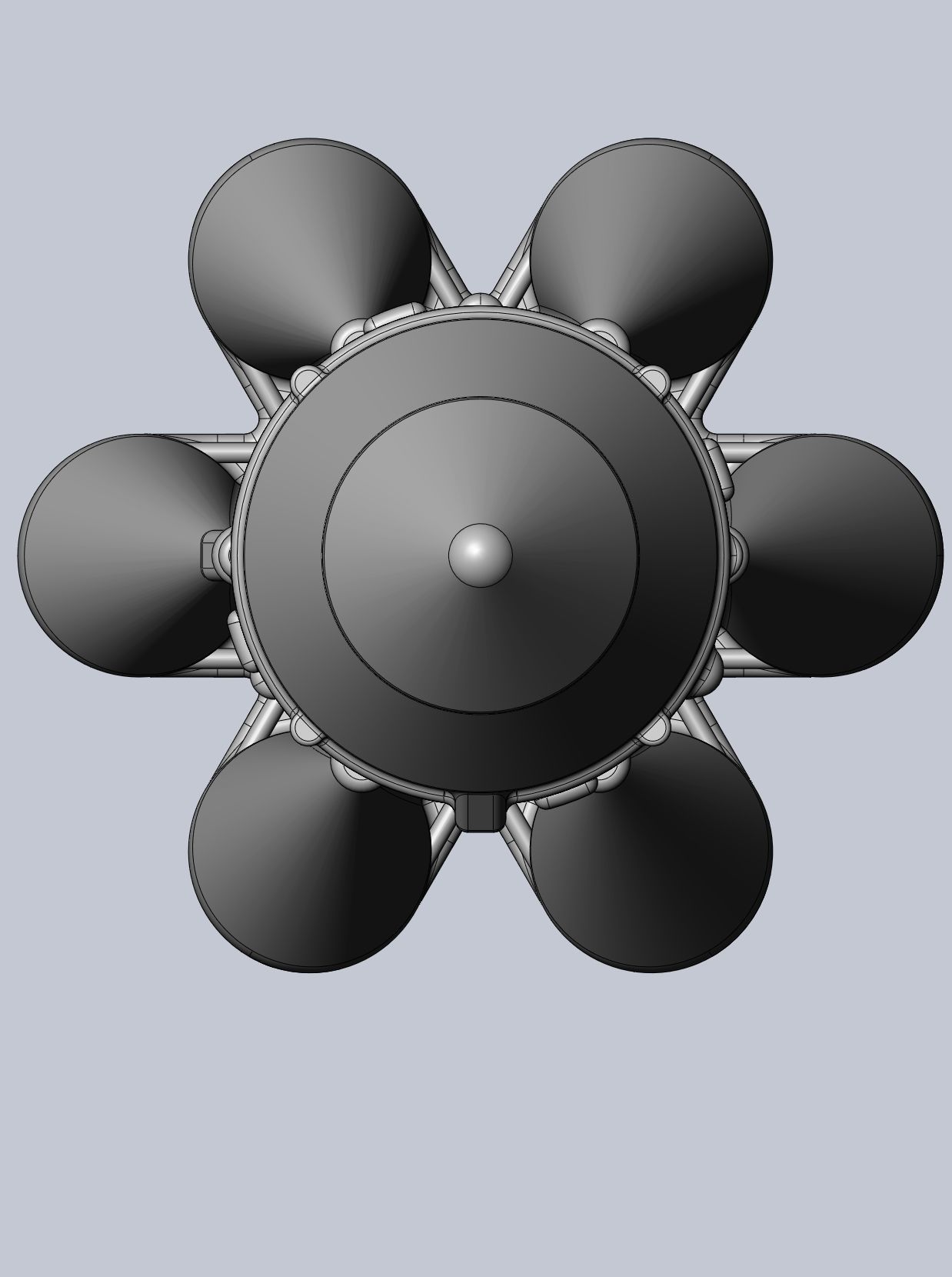 Russian Proton Rocket Printable Model 3D model 3D printable | CGTrader