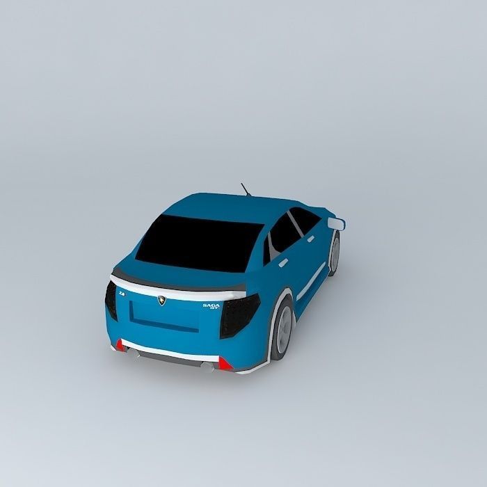 Proton Saga 2013 Concept GTi free 3D model | CGTrader
