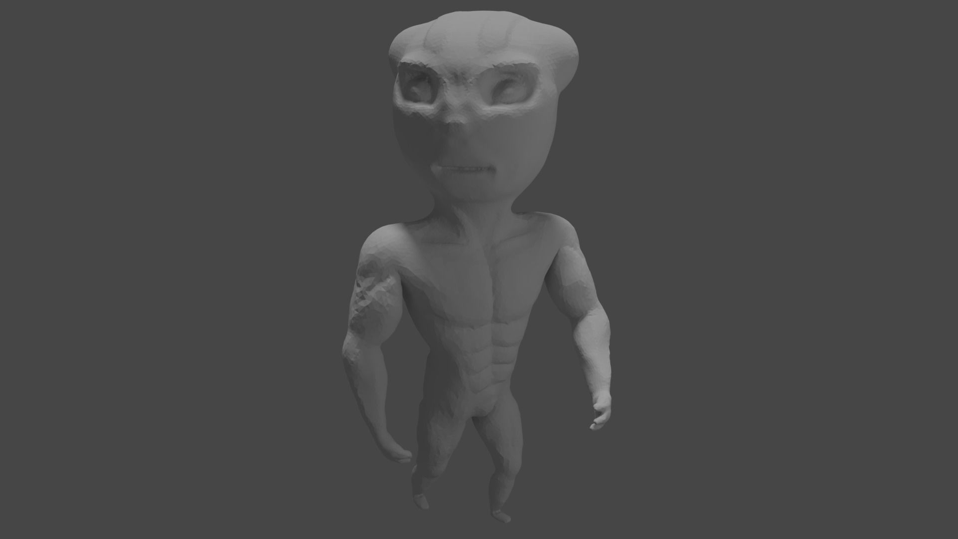 The Grok man free 3D model rigged | CGTrader
