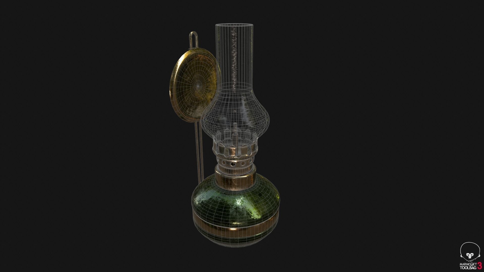 Oil Lamp 3D model | CGTrader
