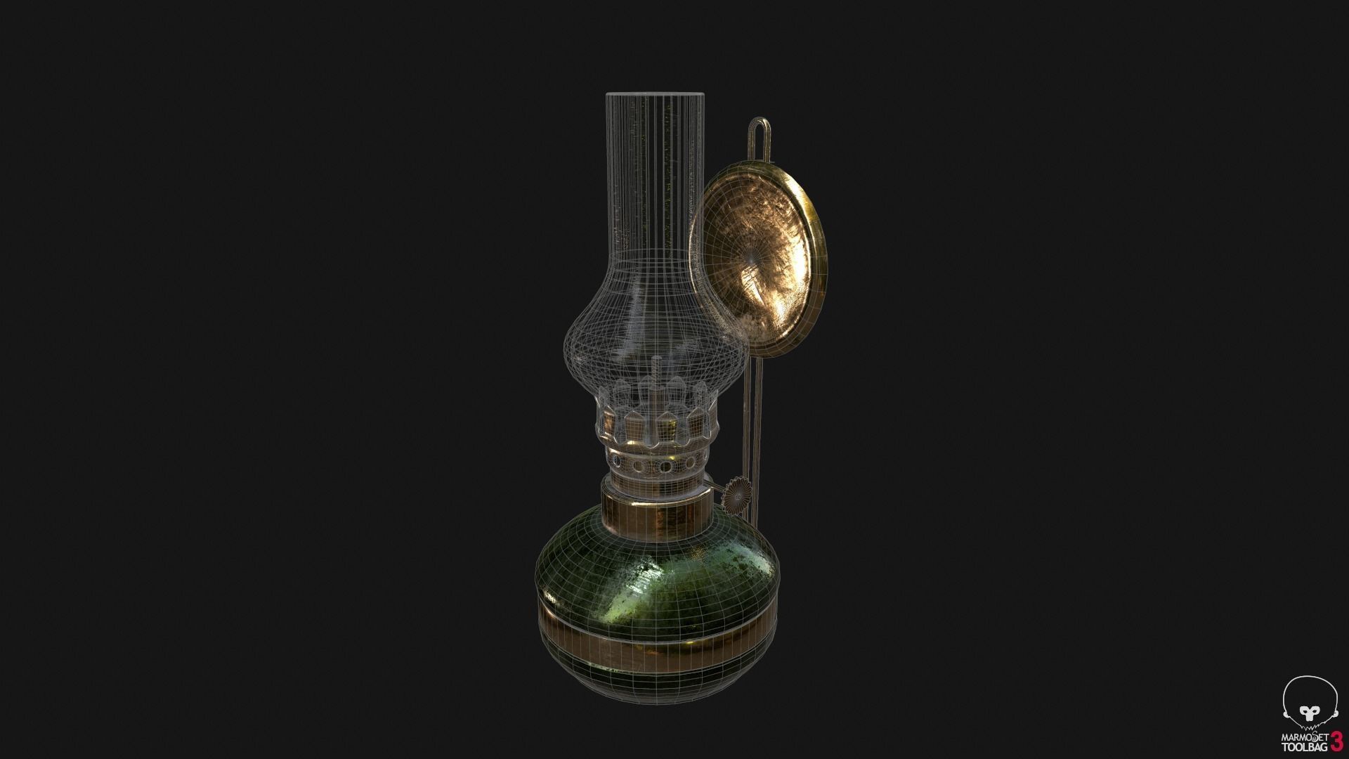 Oil Lamp 3D model | CGTrader