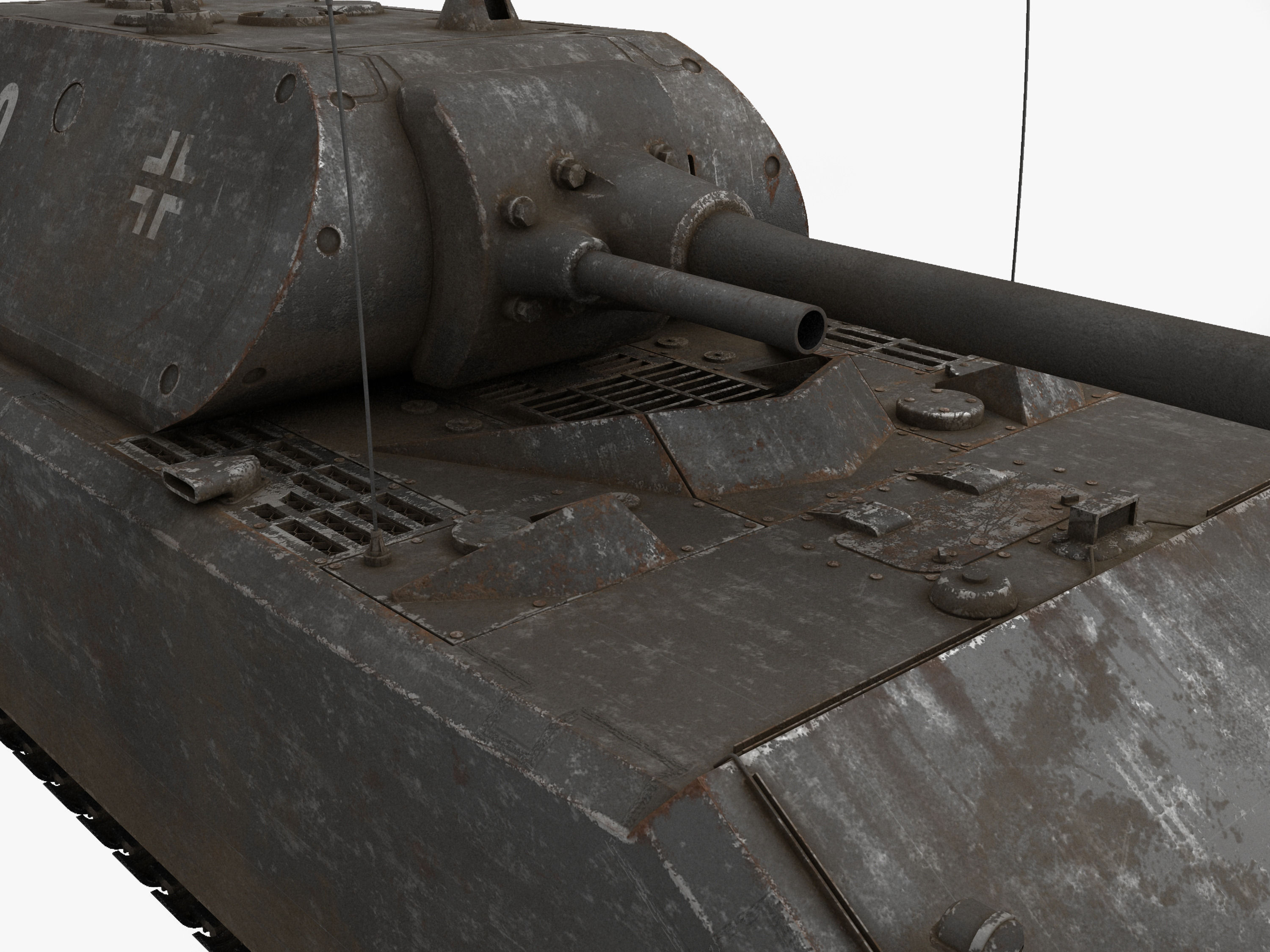 Maus German tank 3D Model .max .obj .3ds .fbx - CGTrader.com