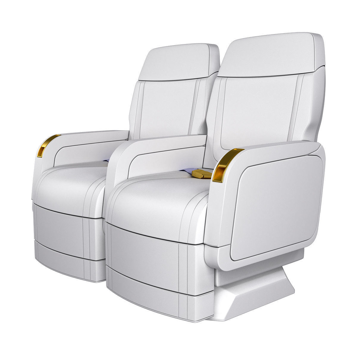 airplane seat of VIP class 3D model | CGTrader