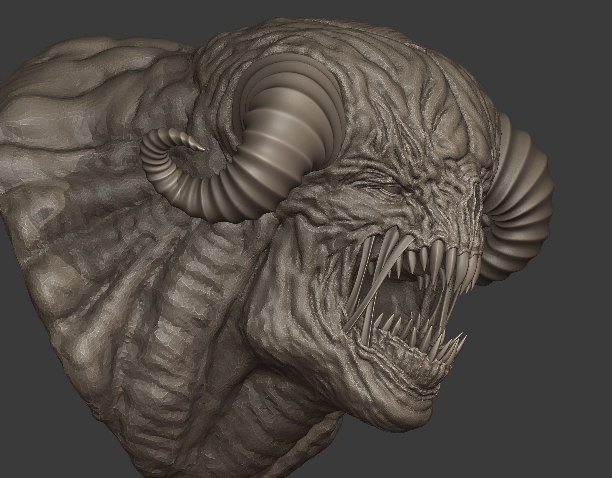 Demon Evil Doom Moster 3D model | CGTrader