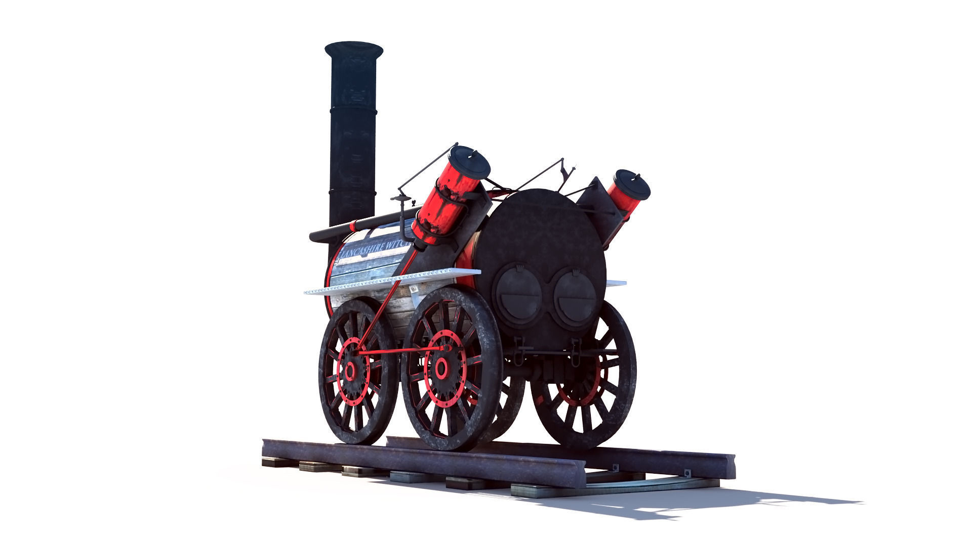 Lancashire Witch Train 3D model | CGTrader