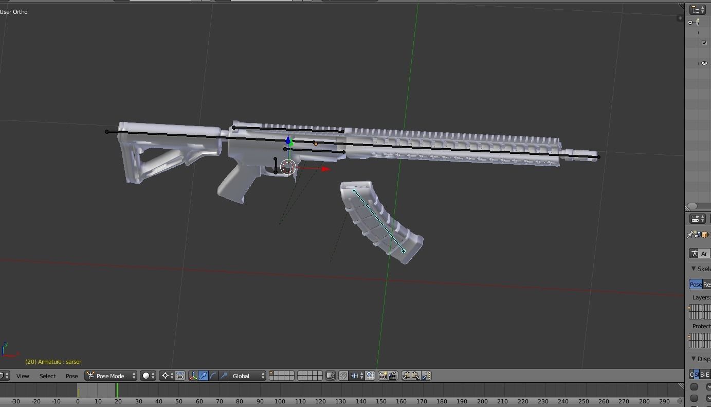 3D model MK47 Mutant VR / AR / low-poly rigged | CGTrader
