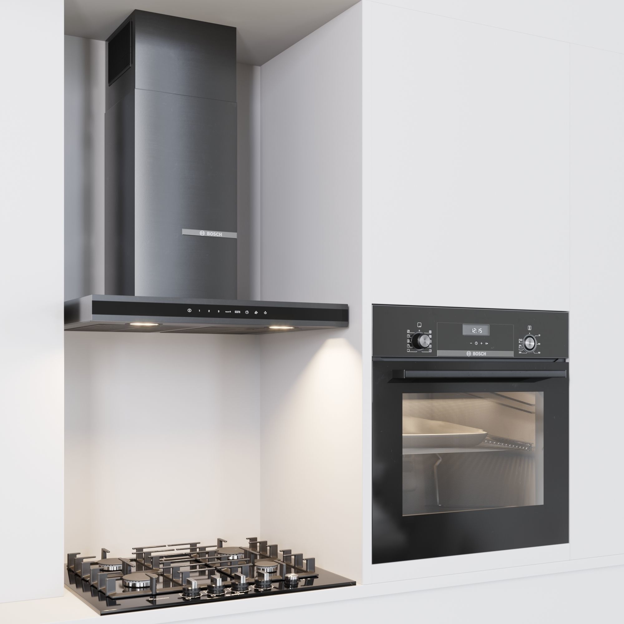 Bosh kitchen appliances 3D model | CGTrader