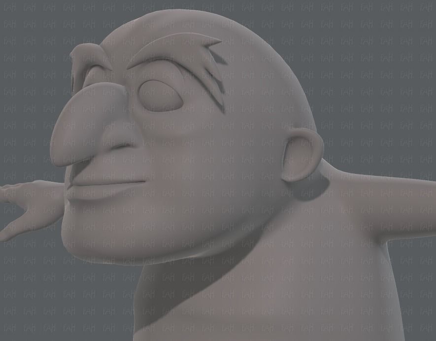 3D model Base mesh old man character V06 VR / AR / low-poly | CGTrader