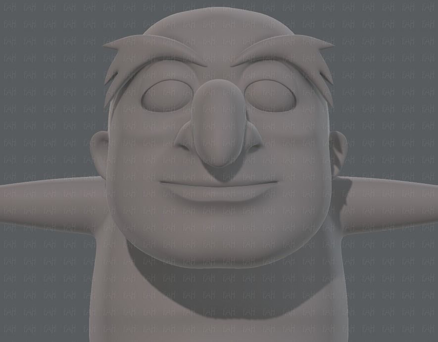 3D model Base mesh old man character V06 VR / AR / low-poly | CGTrader
