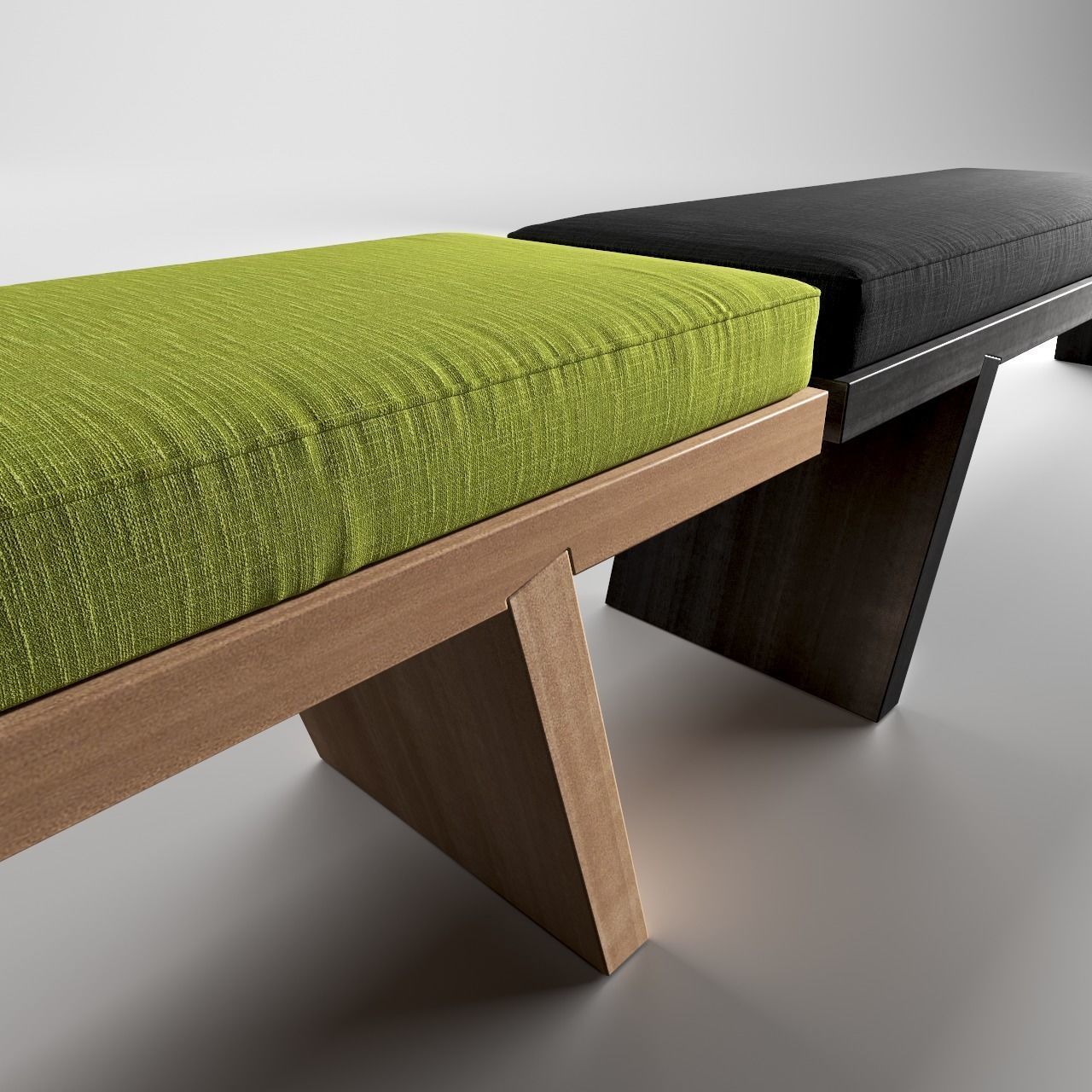 bench Groove by Porro 3D model | CGTrader