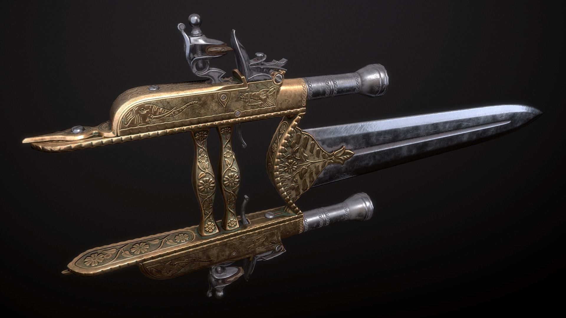 Collection of Flintlock Katars VR / AR / low-poly | CGTrader