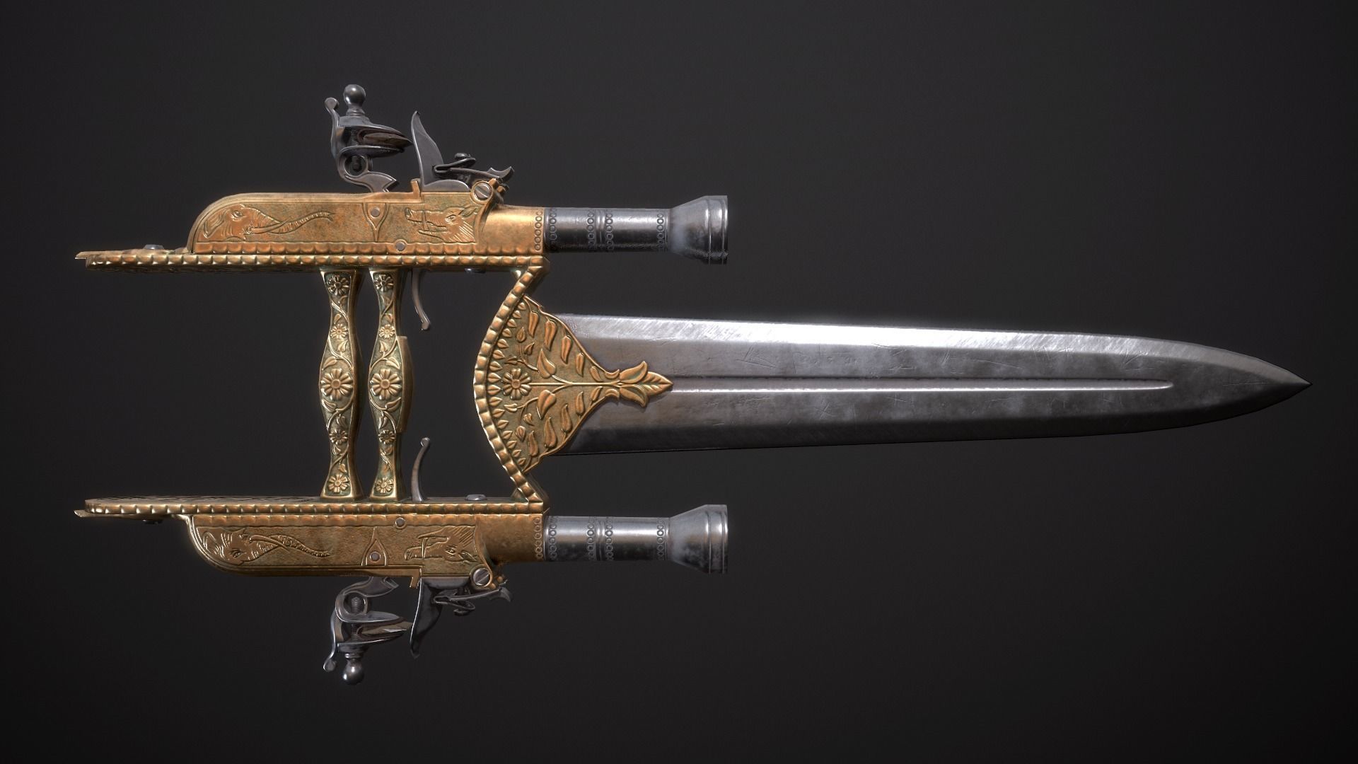 Collection of Flintlock Katars VR / AR / low-poly | CGTrader