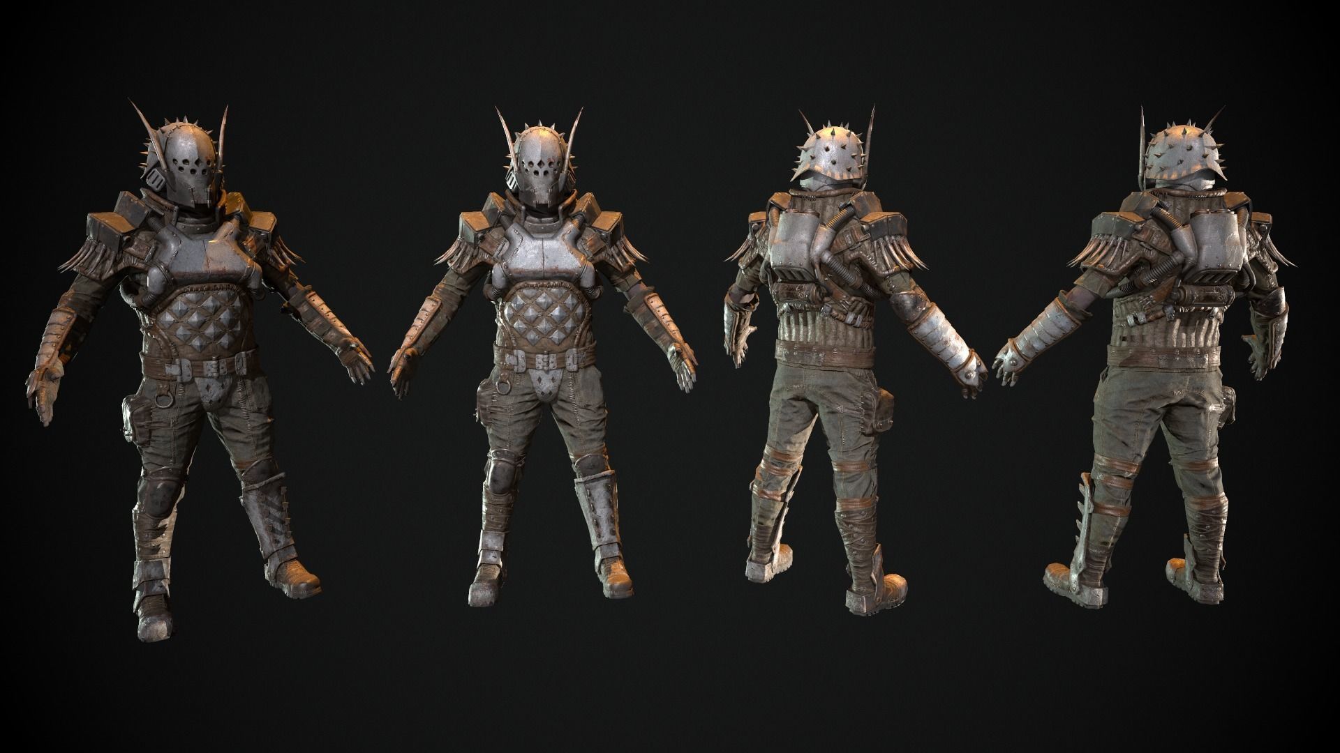 3D model Skull armor 2 VR / AR / low-poly | CGTrader