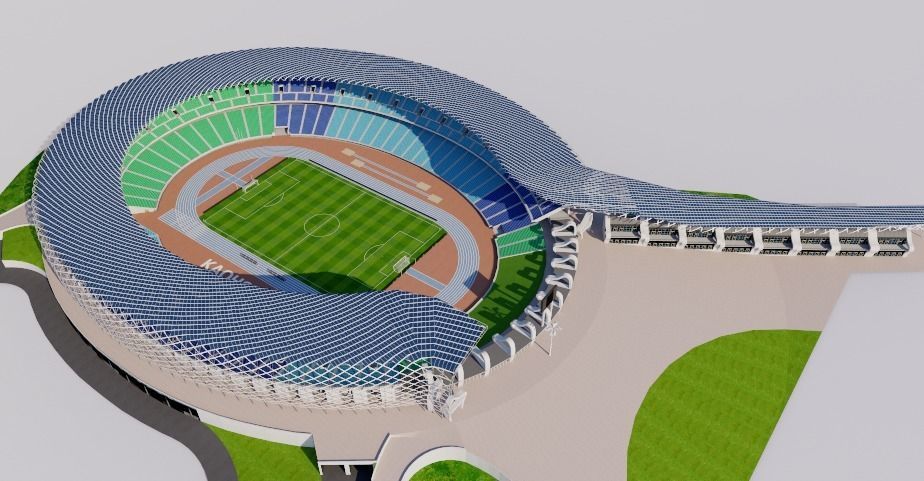 National Stadium Kaohsiung - Taiwan 3D model | CGTrader