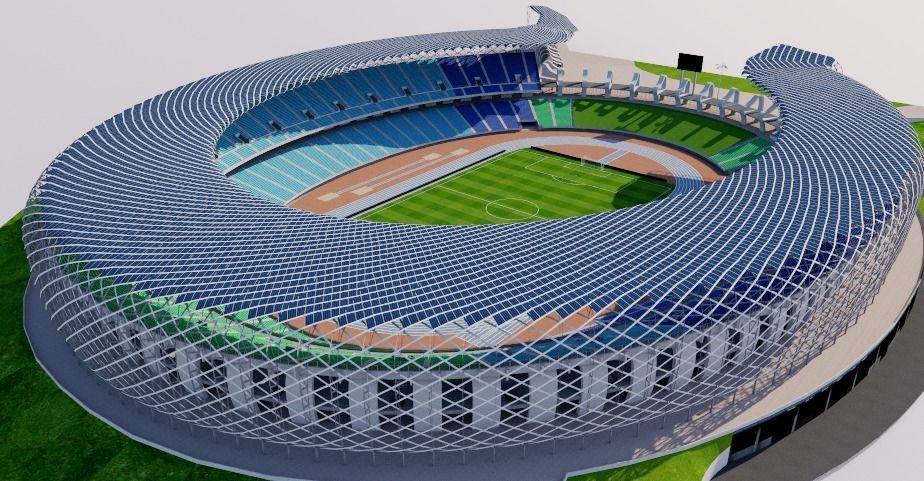 National Stadium Kaohsiung - Taiwan 3D model | CGTrader
