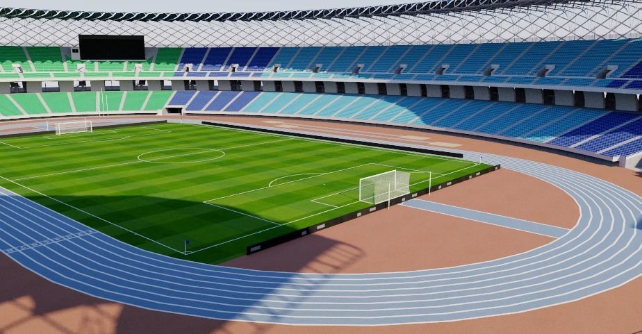 National Stadium Kaohsiung - Taiwan 3D model | CGTrader