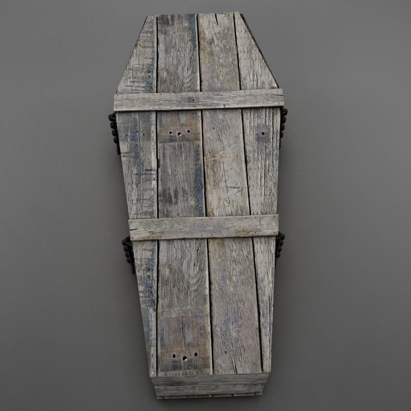 HD Coffin Horror old 3D model | CGTrader