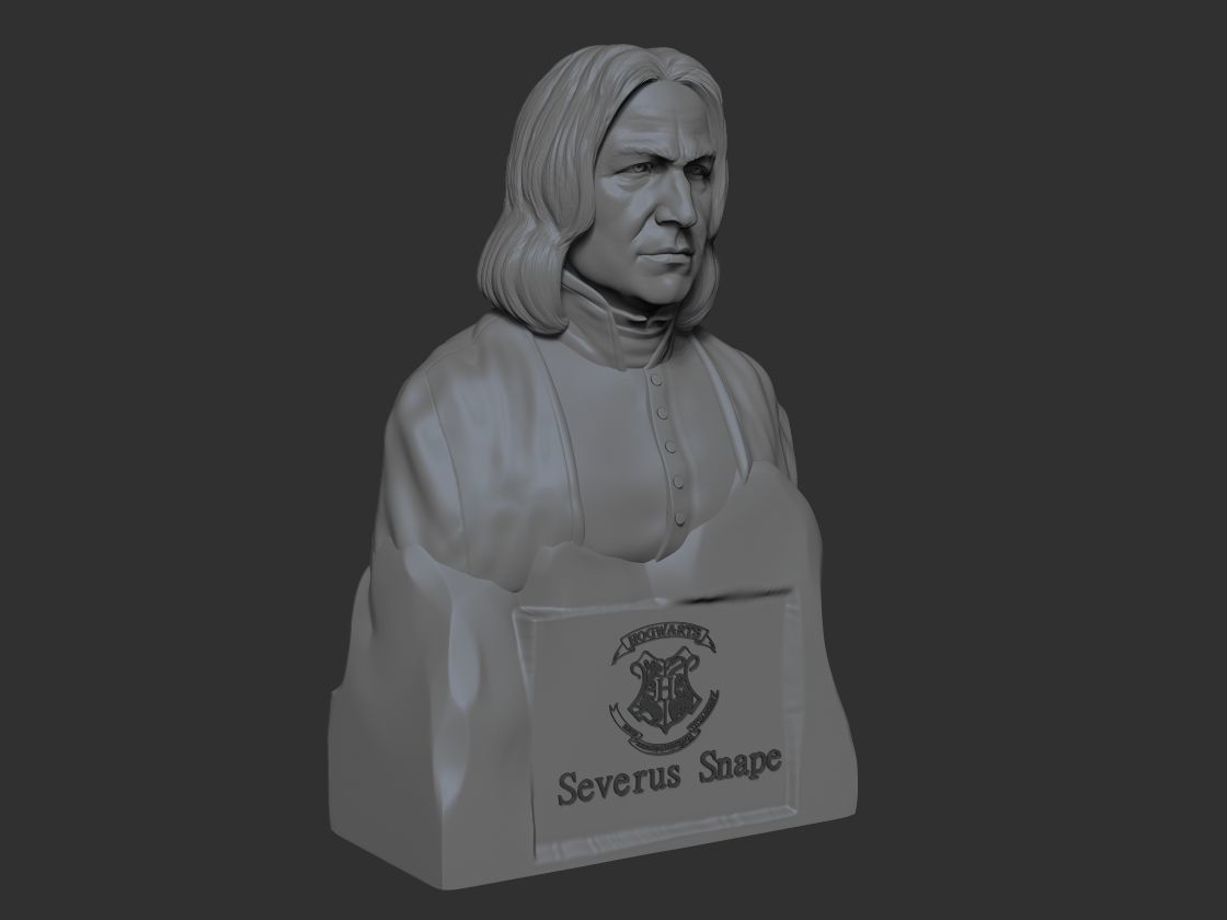 Severus Snape 3D model 3D printable | CGTrader
