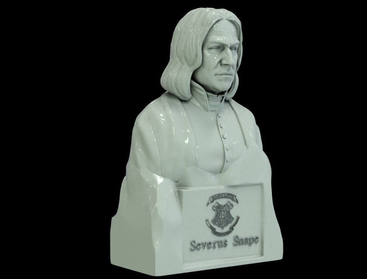 Severus Snape 3D model 3D printable | CGTrader