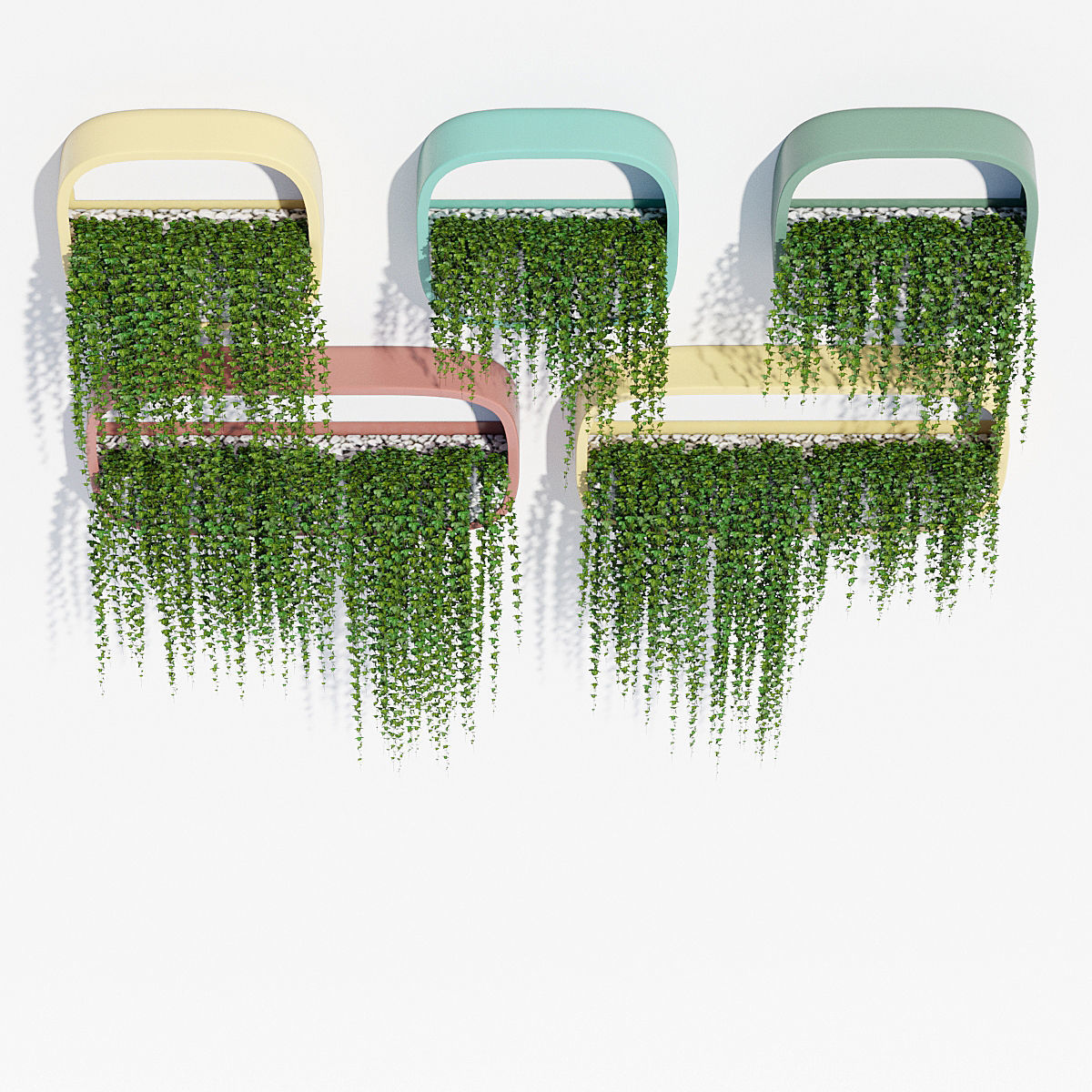 Geometric ivy 3D model | CGTrader