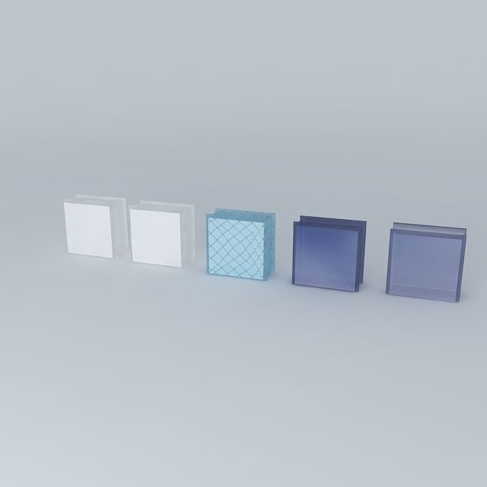 Glass block free 3D Model MAX OBJ 3DS FBX STL DAE - CGTrader.com