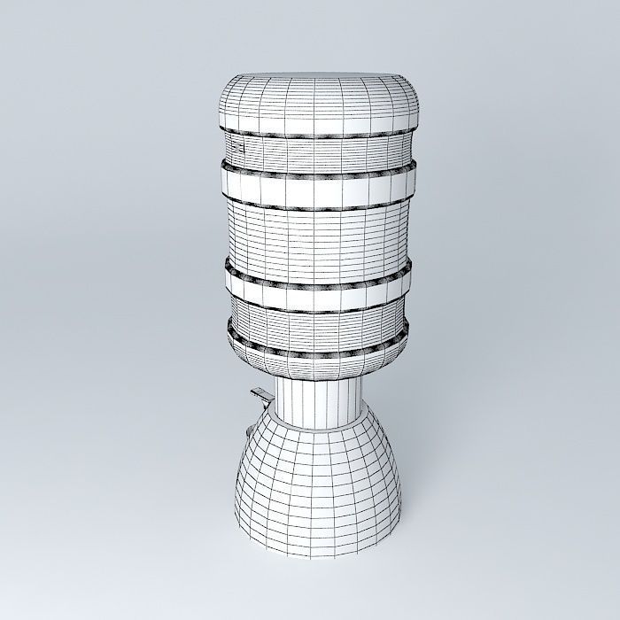 Water dispenser classic free 3D model | CGTrader