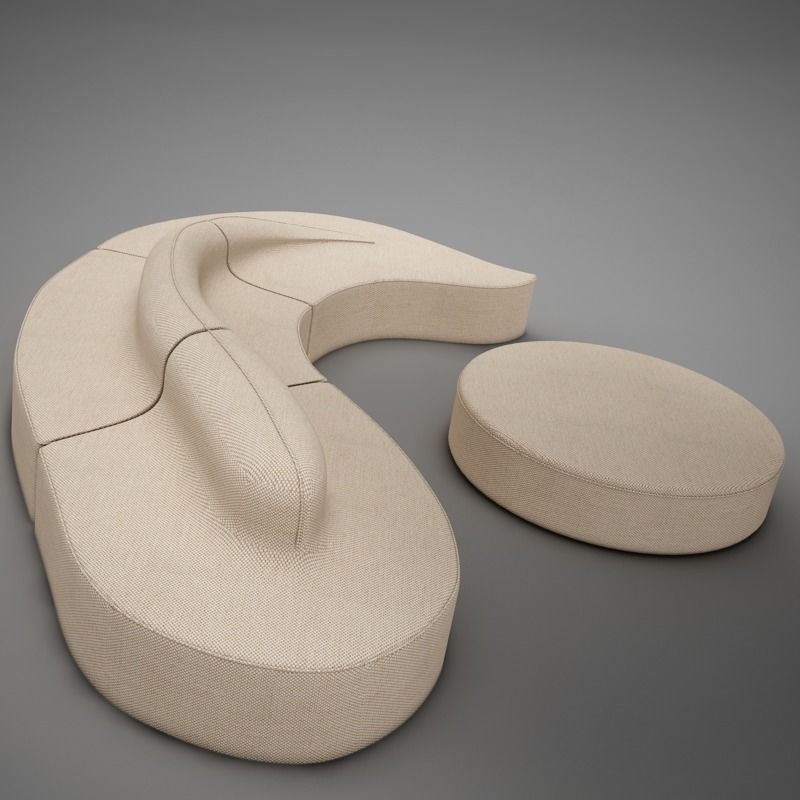 Ultra Modern club Sofa 3D model | CGTrader