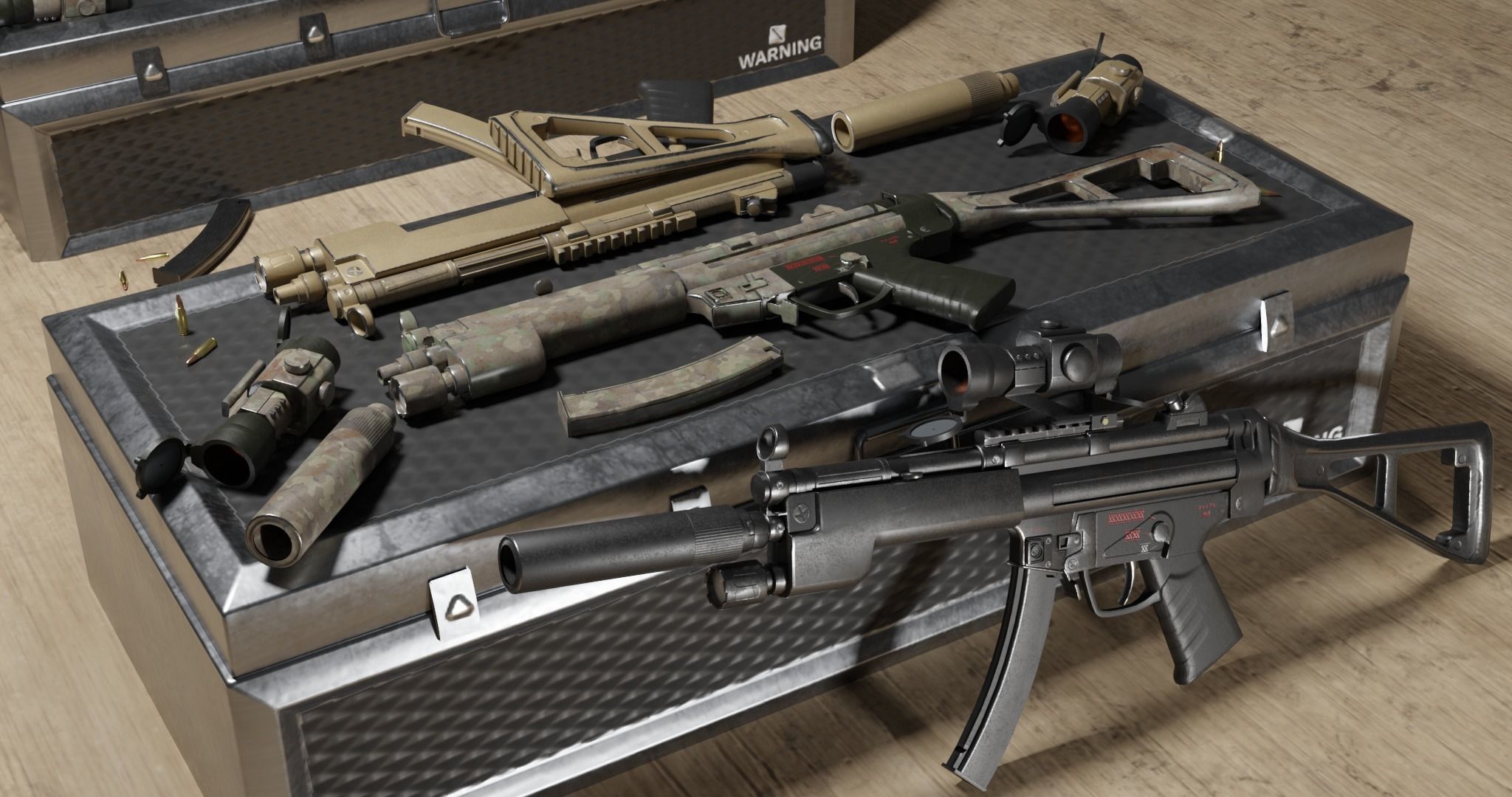 3D model MP5 A3 - Game Ready VR / AR / low-poly | CGTrader