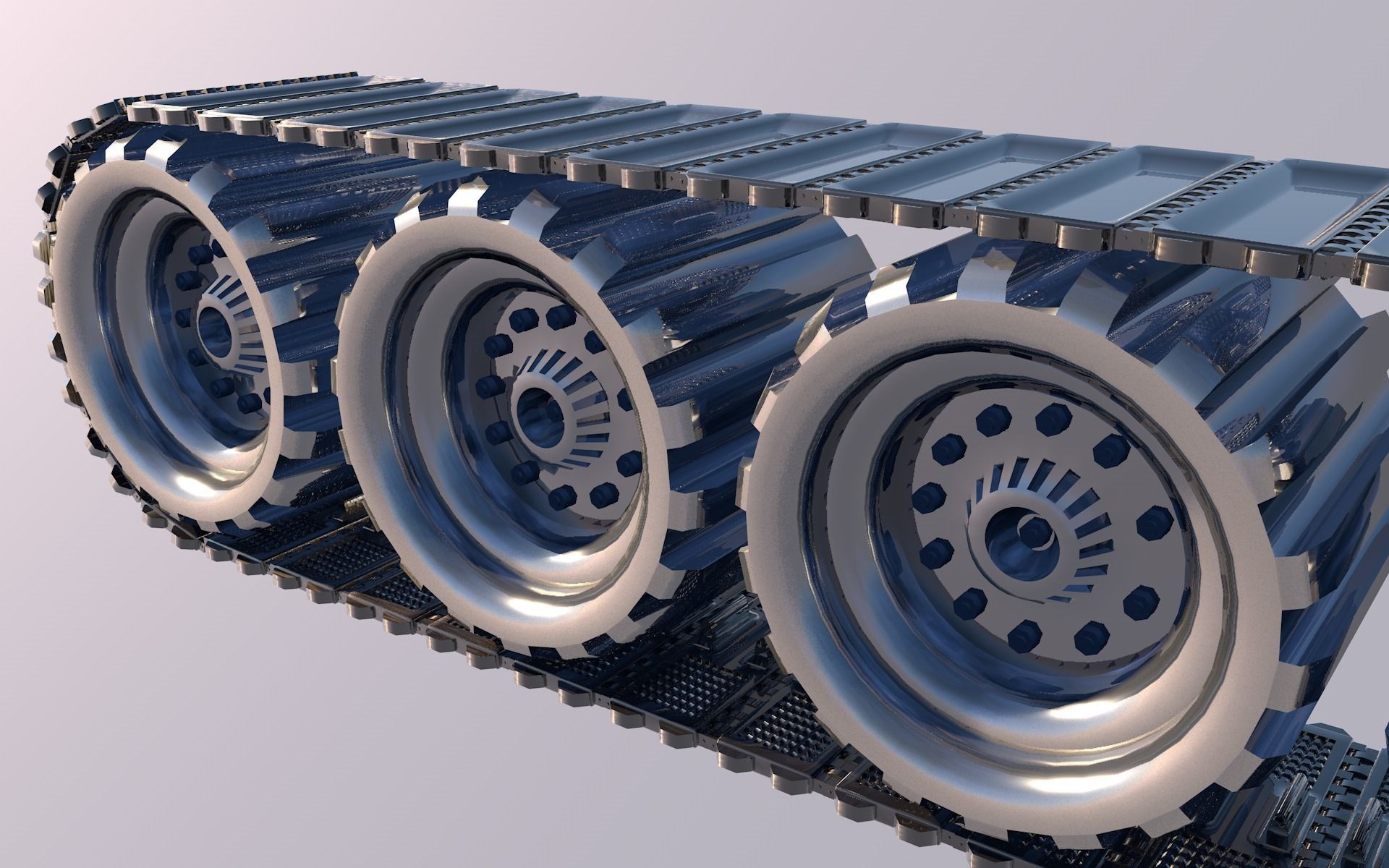 Tank wheel 3D model | CGTrader