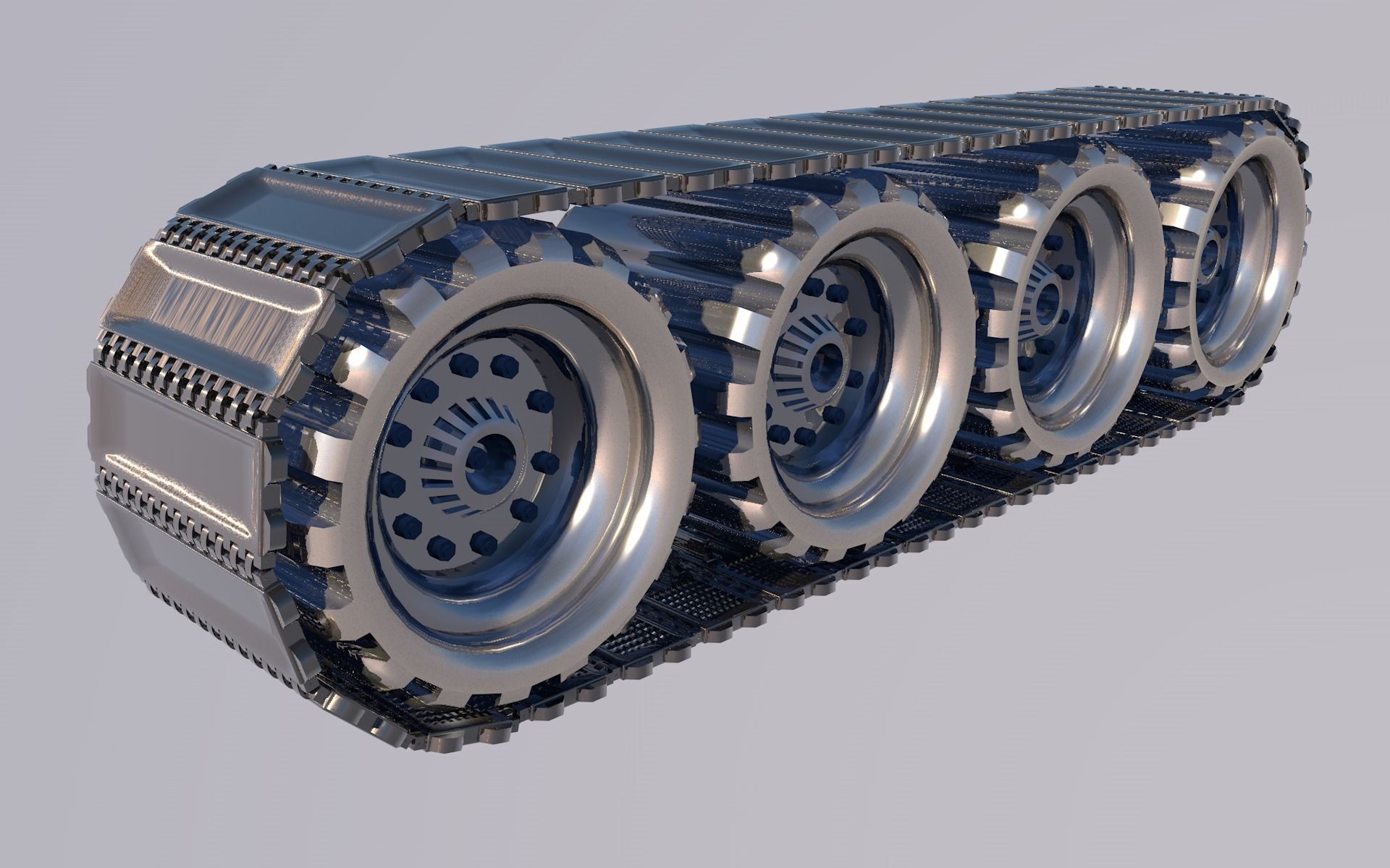 Tank wheel 3D model | CGTrader