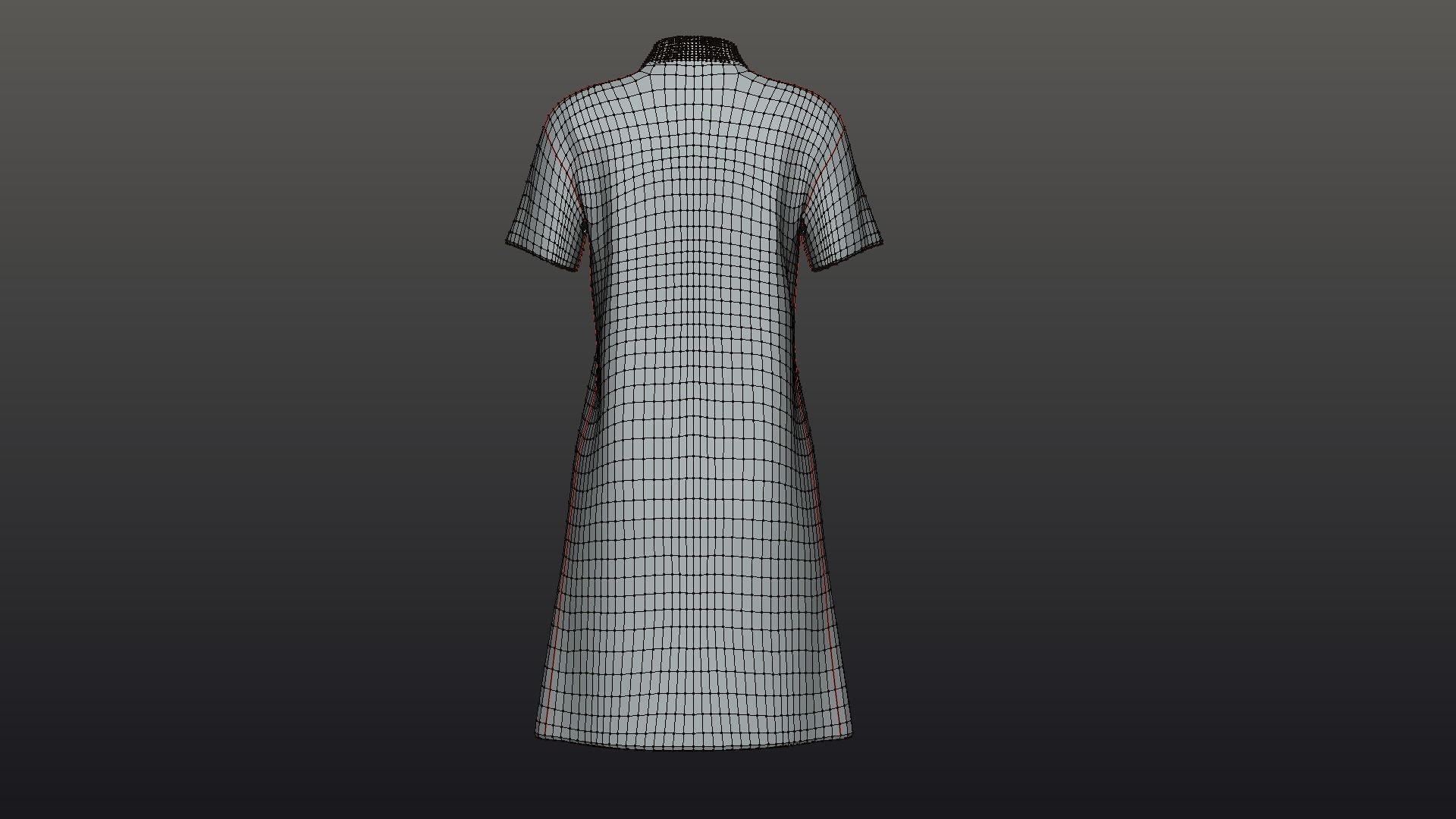 lowpoly dress with multiple textures free VR / AR / low-poly 3D model ...