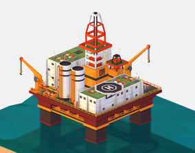 Oil rig 3D Models | CGTrader
