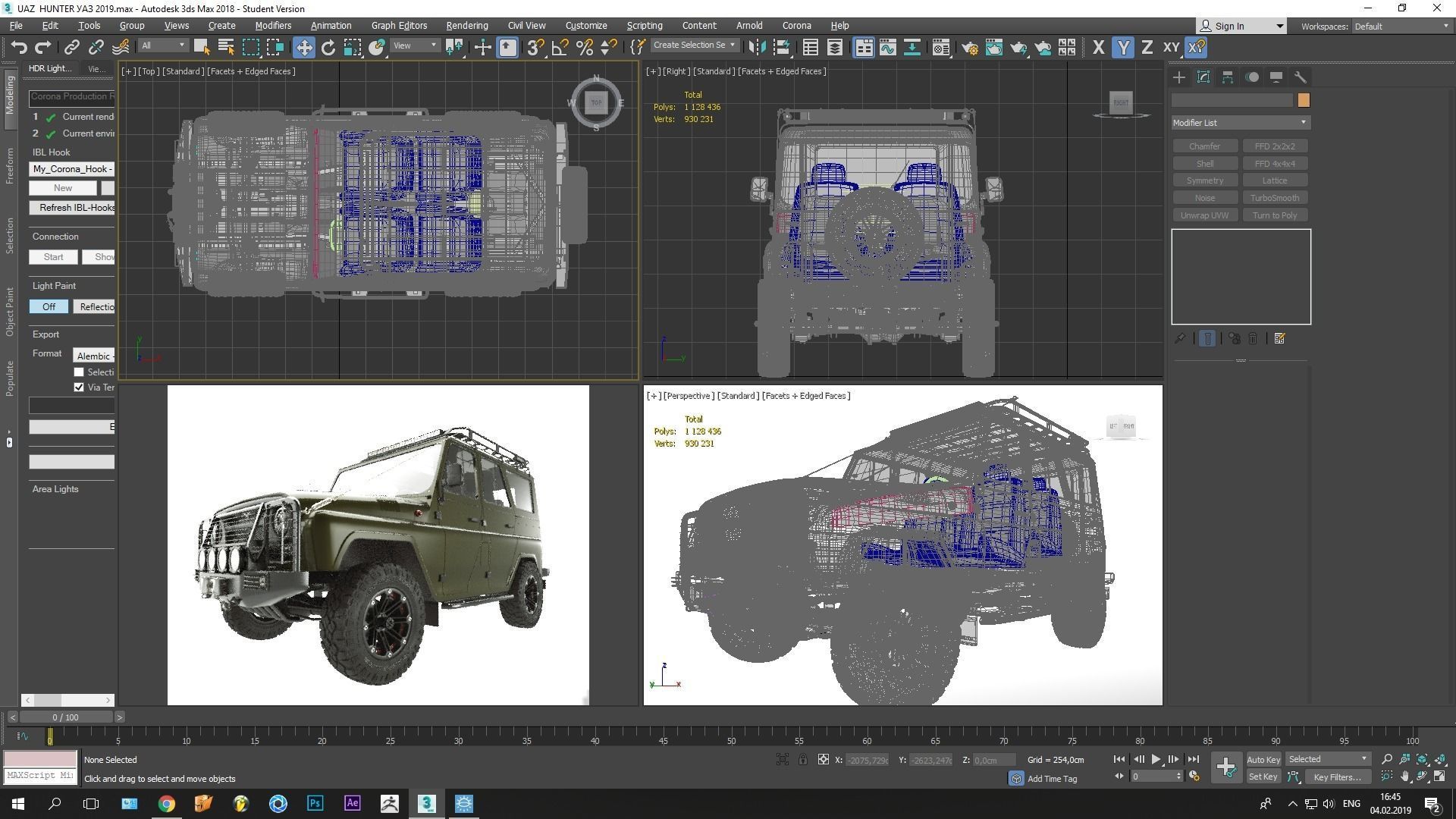 3D model UAZ HUNTER full tuning 3D model | CGTrader