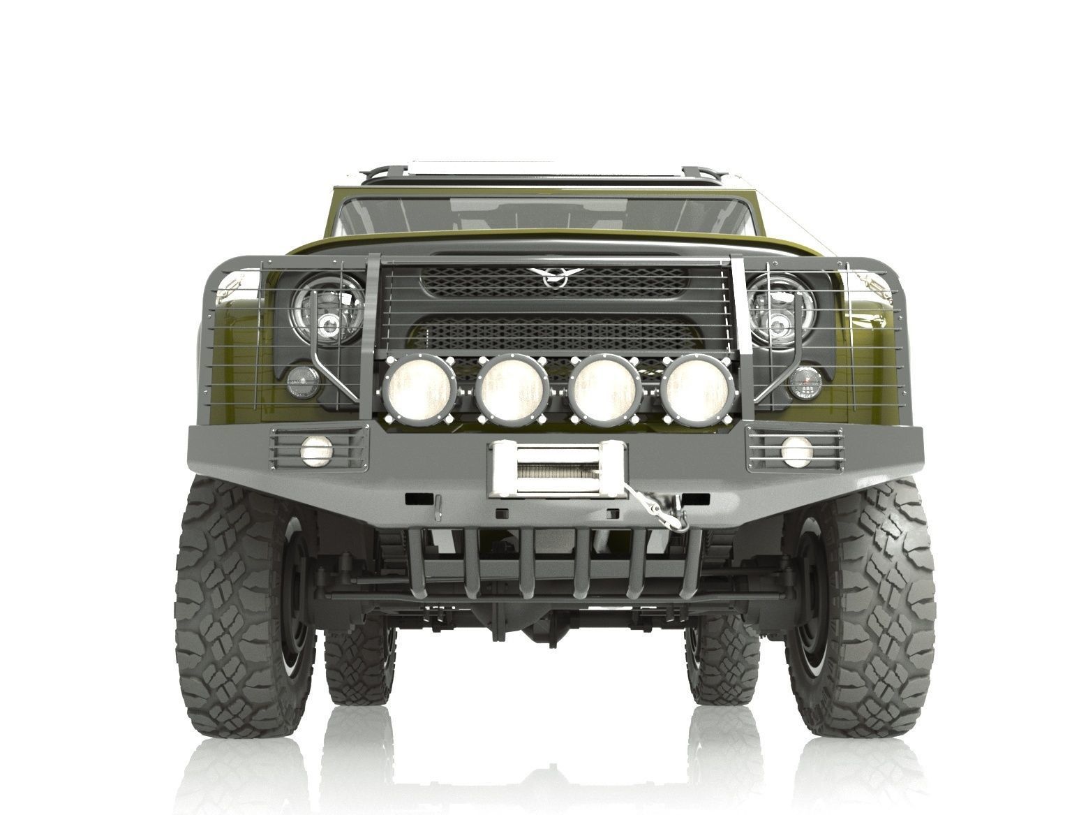 3D model UAZ HUNTER full tuning 3D model | CGTrader