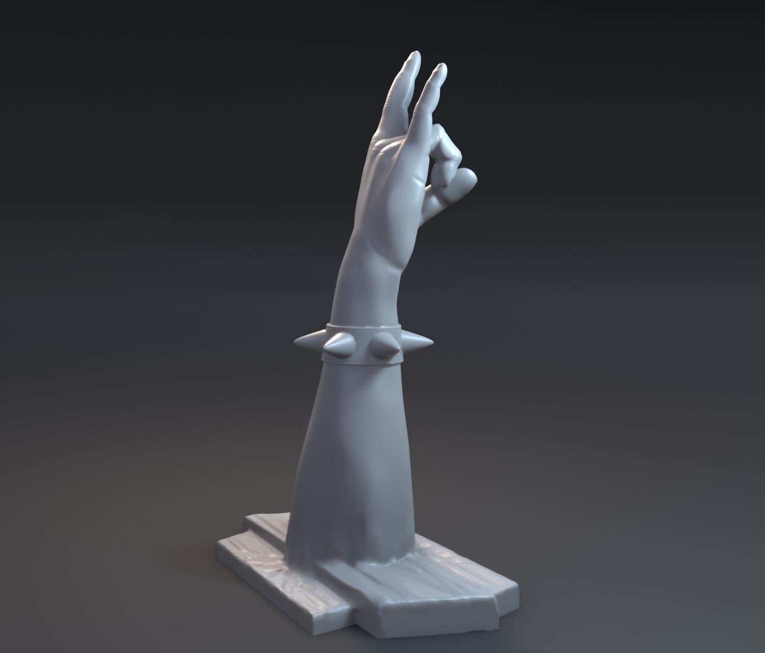 Rock music gesture 3D model 3D printable | CGTrader