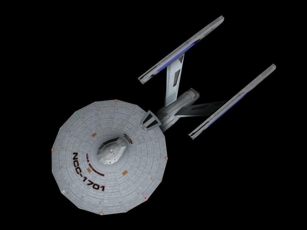 3D model Star Trek Enterprise Constitution Refit - Game Ready VR / AR ...