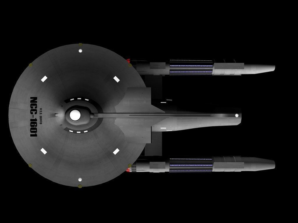 USS Draco Star Trek Style Ship 3D model | CGTrader
