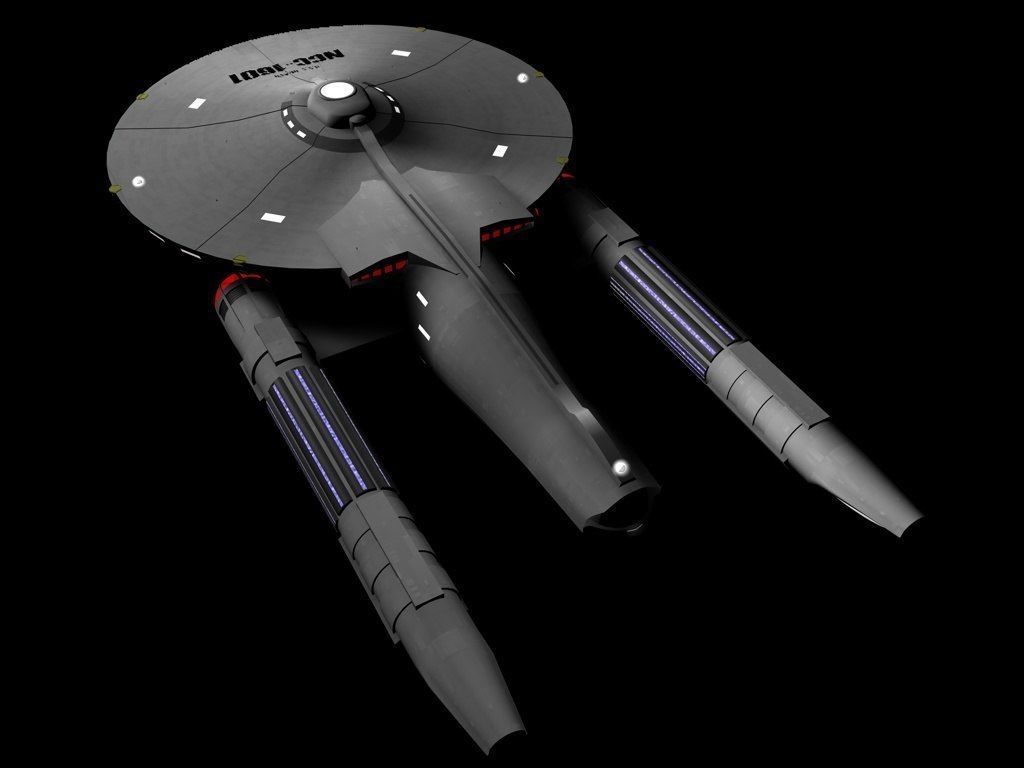 USS Draco Star Trek Style Ship 3D model | CGTrader