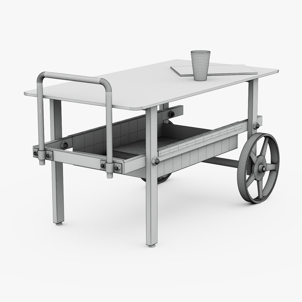 Serving tables Robers Indoor 3D model | CGTrader