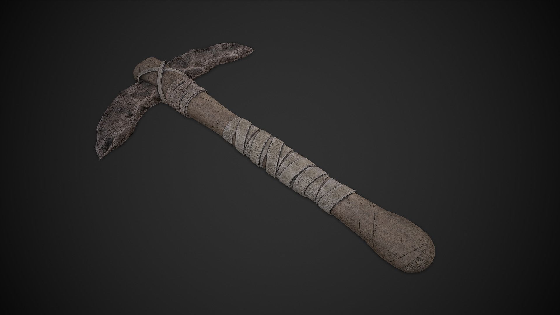 3D model Stone Pickaxe VR / AR / low-poly | CGTrader